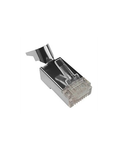 Conector RJ45 Macho CAT6A/ 7 FTP rig.c/guia